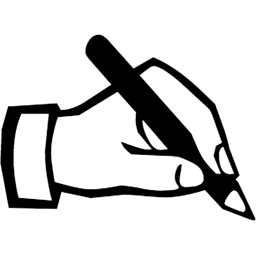 Left Writing Hand Emoji (U+1F58E)