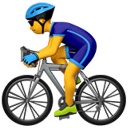 Man Biking Emoji (U+1F6B4, U+200D, U+2642, U+FE0F)