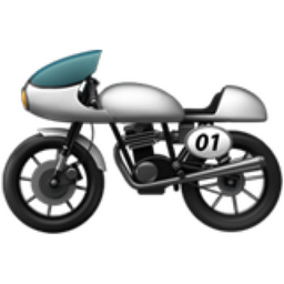 Motorcycle Emoji (U+1F3CD)
