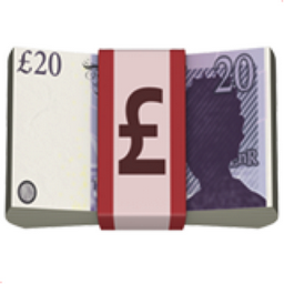 Pound Banknote Emoji (U+1F4B7)