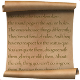 Scroll Emoji (U+1F4DC)