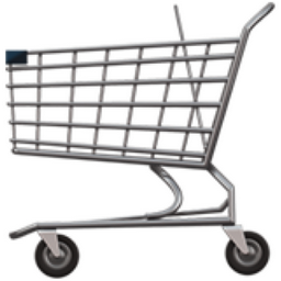 Shopping Cart Emoji (U+1F6D2)