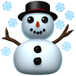 Snowman Emoji (U+2603, U+FE0F)