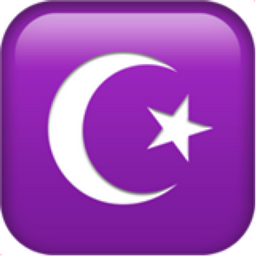 Star and Crescent Emoji (U+262A, U+FE0F)