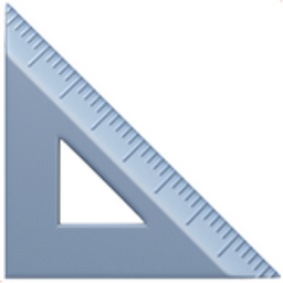 Triangular Ruler Emoji (U+1F4D0)