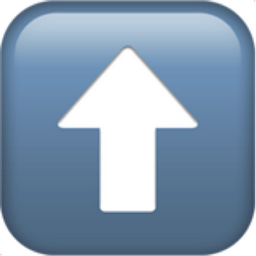 Up Arrow Emoji (U+2B06, U+FE0F)