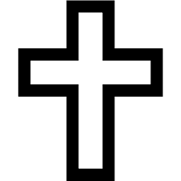 White Latin Cross Emoji (U+1F546)