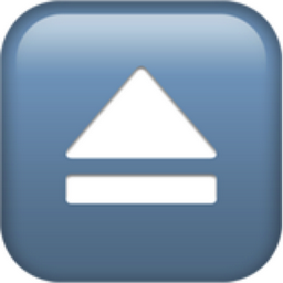 Eject Button Emoji (U+23CF, U+FE0F)