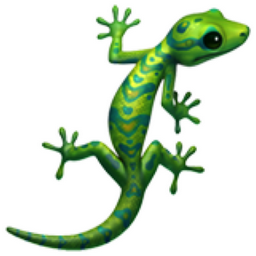 Lizard Emoji (U+1F98E)