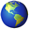 Globe Showing Americas Emoji (U+1F30E)