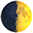First Quarter Moon Emoji (U+1F313)