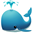 Spouting Whale Emoji (U+1F433)