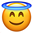 Smiling Face with Halo Emoji (U+1F607)