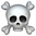 Skull and Crossbones Emoji (U+2620, U+FE0F)