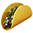 Taco Emoji (U+1F32E)