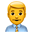 Man Office Worker Emoji (U+1F468, U+200D, U+1F4BC)