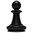 Chess Pawn Emoji (U+265F)