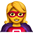 Woman Superhero Emoji (U+1F9B8, U+200D, U+2640, U+FE0F)