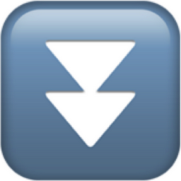 fast down button Emoji ⏬️ (U+23EC, U+FE0F)