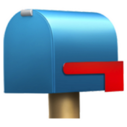 closed mailbox with lowered flag Emoji 📪 (U+1F4EA)