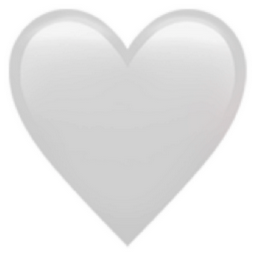 white heart Emoji 🤍 (U+1F90D)