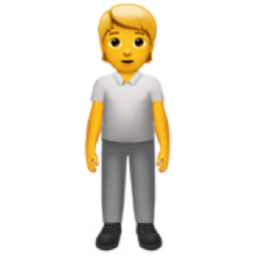 person standing Emoji (U+1F9CD)