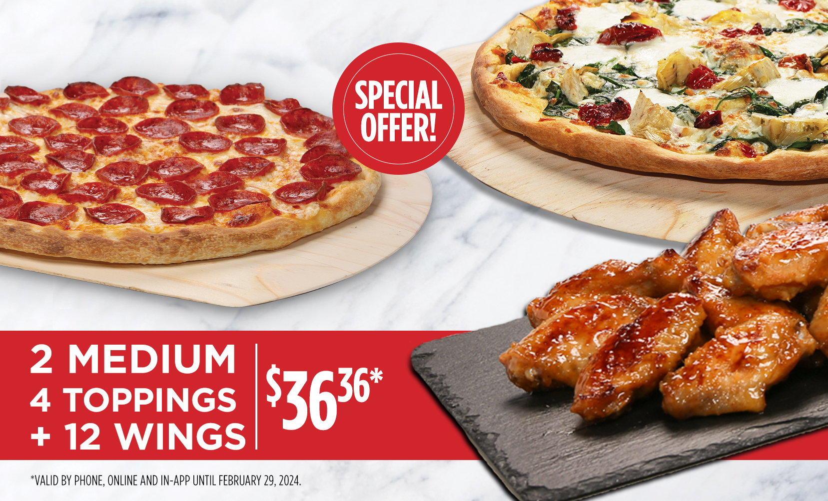 Pizzaville - #3636 from your cell or Order Online - Contactless Delivery