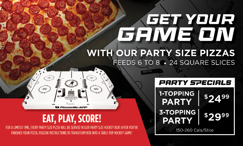 Pizzaville - #3636 from your cell or Order Online - Contactless Delivery