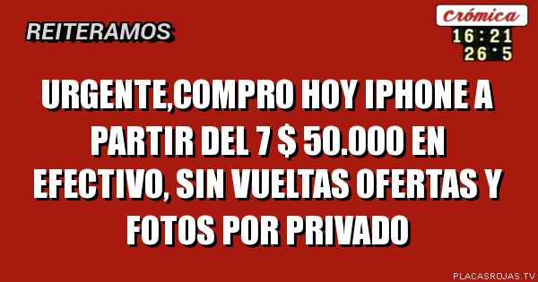 Listado de Placas - Placas Rojas TV