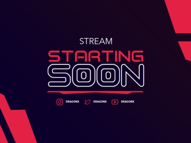 Placeit - Twitch Starting Soon Screen Featuring a Futuristic Aesthetic