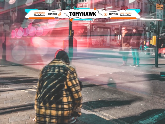 Placeit - Twitch Overlay Template Featuring Social Media Icons and ...