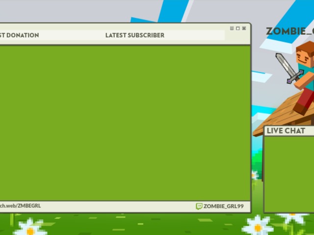 Placeit - Minecraft-Allusive Twitch Overlay Design Creator With a ...