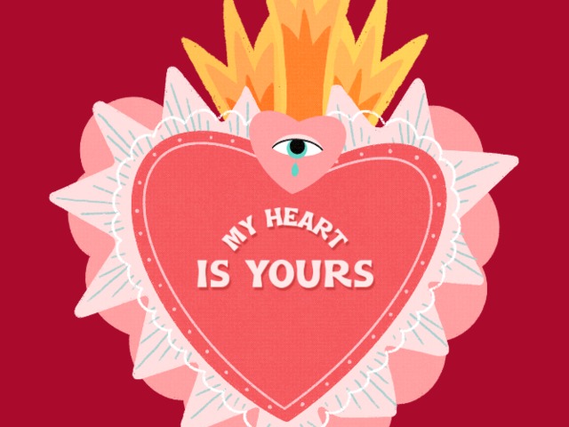 Placeit - Feast of the Sacred Heart Day-Themed T-Shirt Design Creator ...