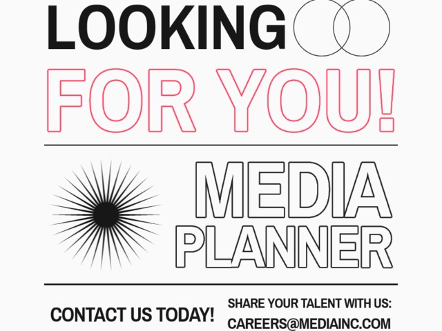 Placeit - Instagram Post Template for a Media Planner Job Opening