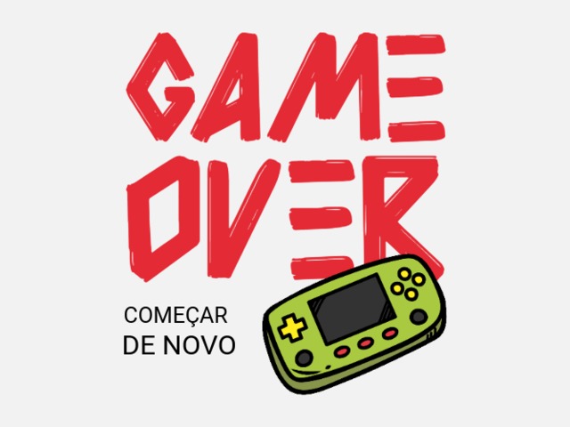 Placeit - T-Shirt Design Template Featuring a Bold Game Over Text