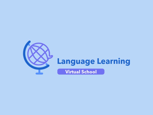 Placeit - Educational-Themed Logo Generator for a Language Virtual School