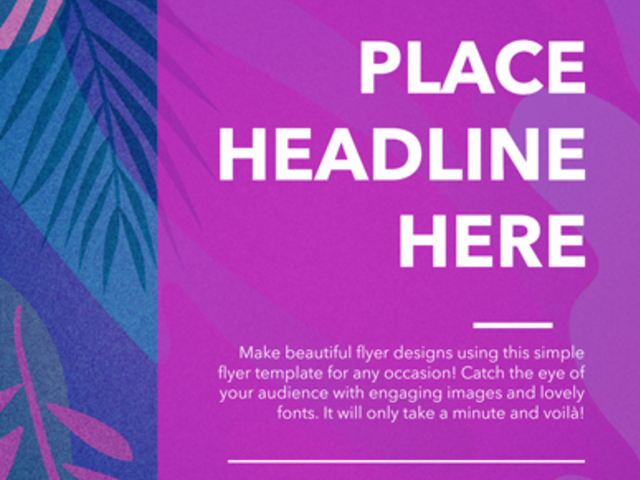 Placeit - Basic Flyer Design Template for Artsy Flyers