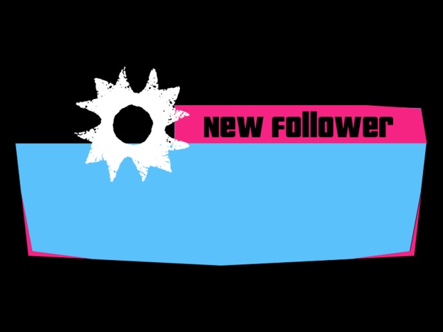 Placeit - Twitch Alert Creator for a New Follower With GTA-Inspired Theme