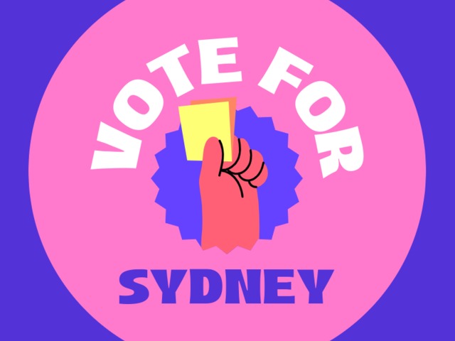 Placeit - Sticker Design Creator with a Vote For Text in a Bold Typography