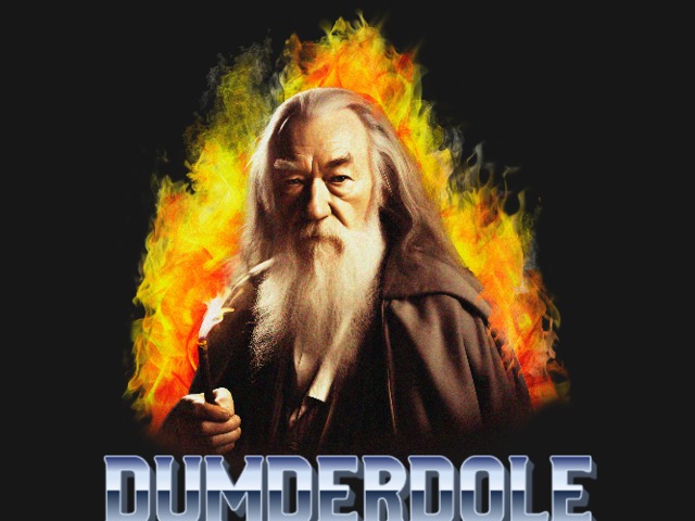Placeit - T-Shirt Design Template With a Dumbledore-Inspired Graphic