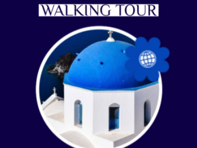 Placeit - Instagram Story Video Creator to Promote a Santorini Walking Tour