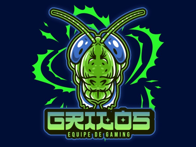 Placeit - Gaming Logo Generator Featuring an Aggressive Cricket ...