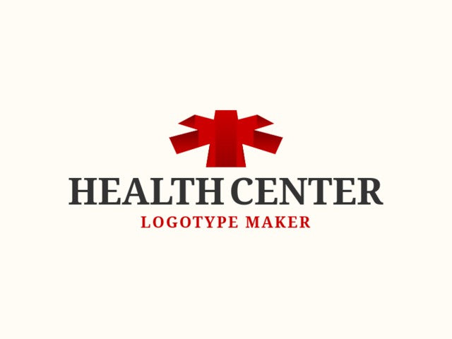 Placeit - Online Logo Maker for Health Center with 3d Icons