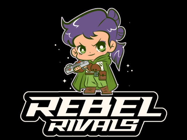 Placeit - Space Rebel Logo Creator for a Star Wars-Inspired Geek Store