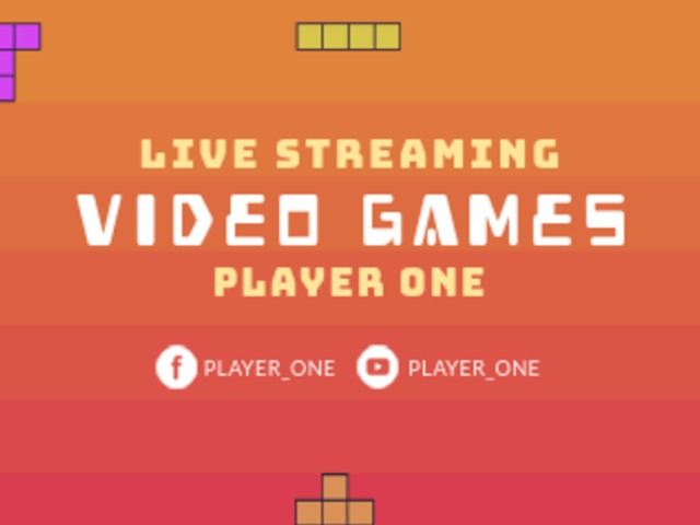 Placeit - Tetris Themed Twitch Banner Template