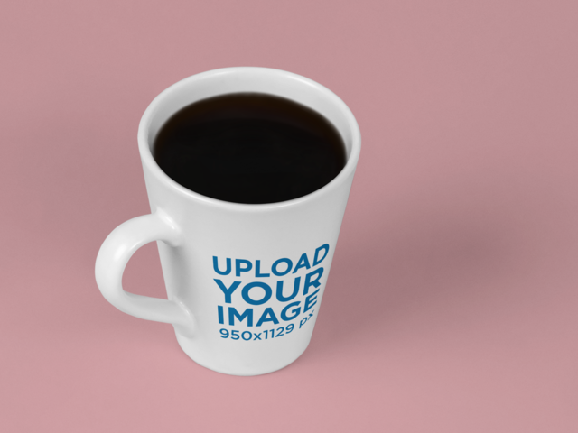 Placeit - Simple Mockup of a Coffee Mug on a Flat Surface