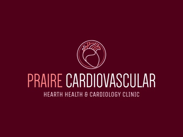 Placeit - Logo Template for a Cardiology Clinic with a Heart Icon