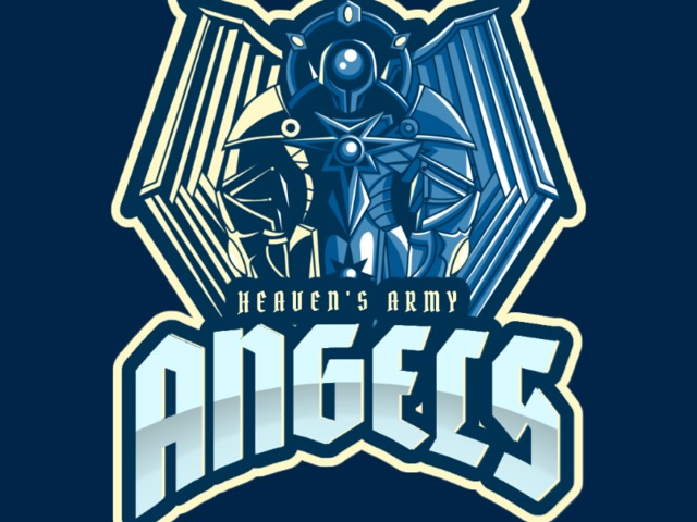 Placeit - Gaming Logo Generator with an Angel Graphic