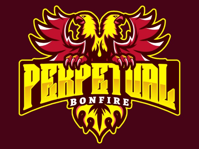 Placeit - Sports Logo Maker Featuring a Two-Headed Phoenix Illustration