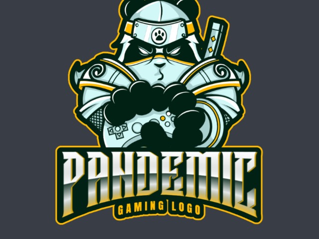 Placeit - Gaming Logo Maker Featuring a Panda Warrior